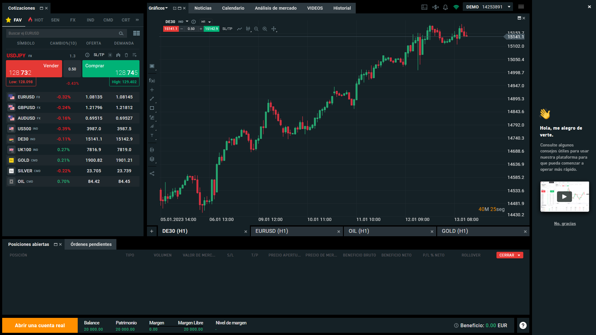 Plataforma XTB demo: Registro, xStation, Tipos de Cuenta [Video]